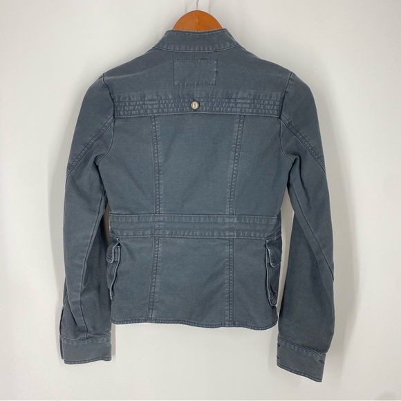 Fossil | Jackets & Coats | Fossil Military Jacket Blue Sz S | Poshmark